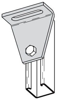 BLINE B461ZN TWO HOLE ADJUSTABLE CORNER ANGLE ZINC PLATED | Gordon ...
