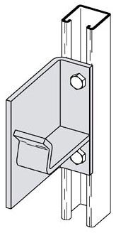 BLINE B514LZN REEL RACK SUPPORT FOR 2-IN. PIPE LEFT HAND ZINC PLATED ...