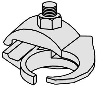 BLINE B671-1/2HDG EDGE PIPE CLAMP 1/2-IN. HOT DIP GALVANIZED | Gordon ...