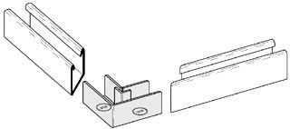 BLINE B767-11ZN 90 DEG. ELBOW STRUT JOINER FOR 3 1/4-IN. X 1 5/8-IN ...
