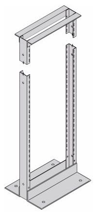 BLINE SB506108XUFB RELAY RACK WELDED STEEL 19-IN. RACK WIDTH 108-IN ...