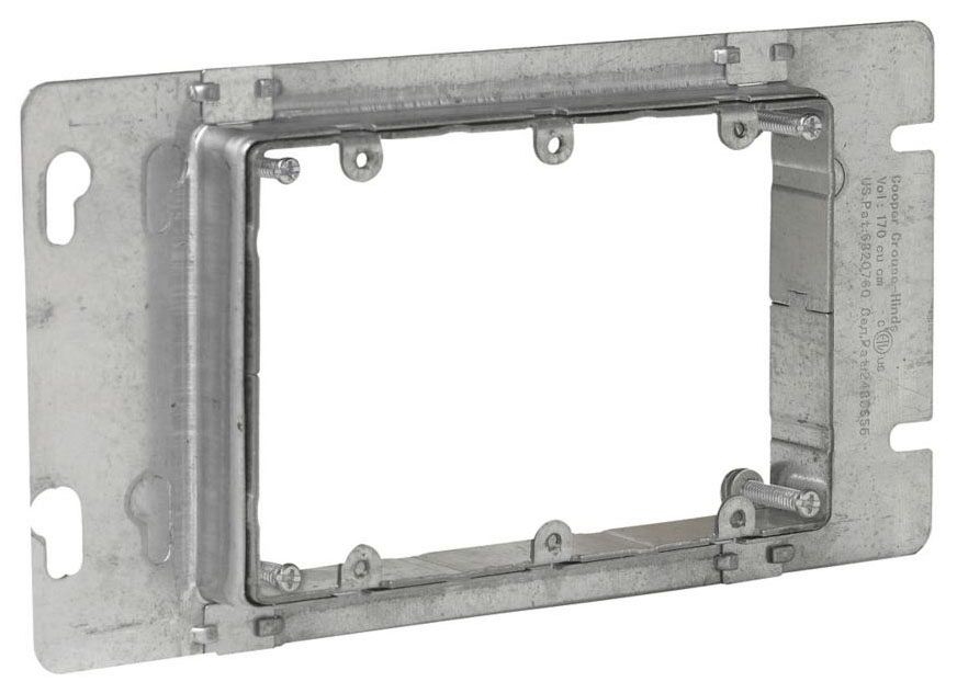 Crouse-Hinds AMR3 3G 3/4"" Steel Adjustable Mud Ring | Gordon Electric Supply, Inc.