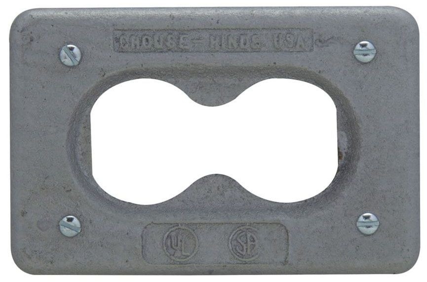 Crouse-Hinds DS23G Duplex Receptacle Cover | Gordon Electric Supply, Inc.