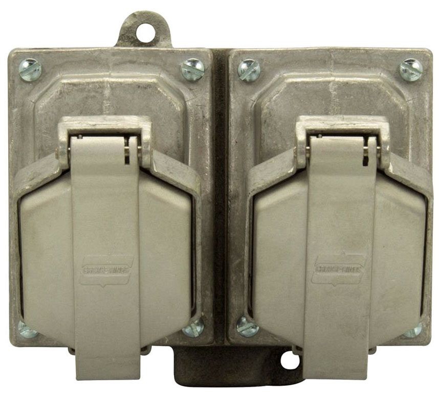 Crouse-Hinds ENR22201 2-Gang 20A-125V Receptacle | Gordon Electric ...
