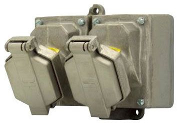 Crouse-Hinds ENR22202 2-Gang 20A-250V Receptacle | Gordon Electric ...