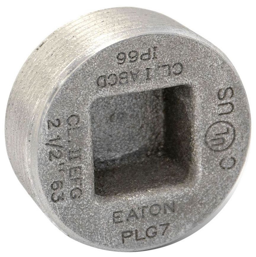 Crouse-Hinds PLG1-SA 1/2"" Alum Recessed Plug | Gordon Electric Supply ...