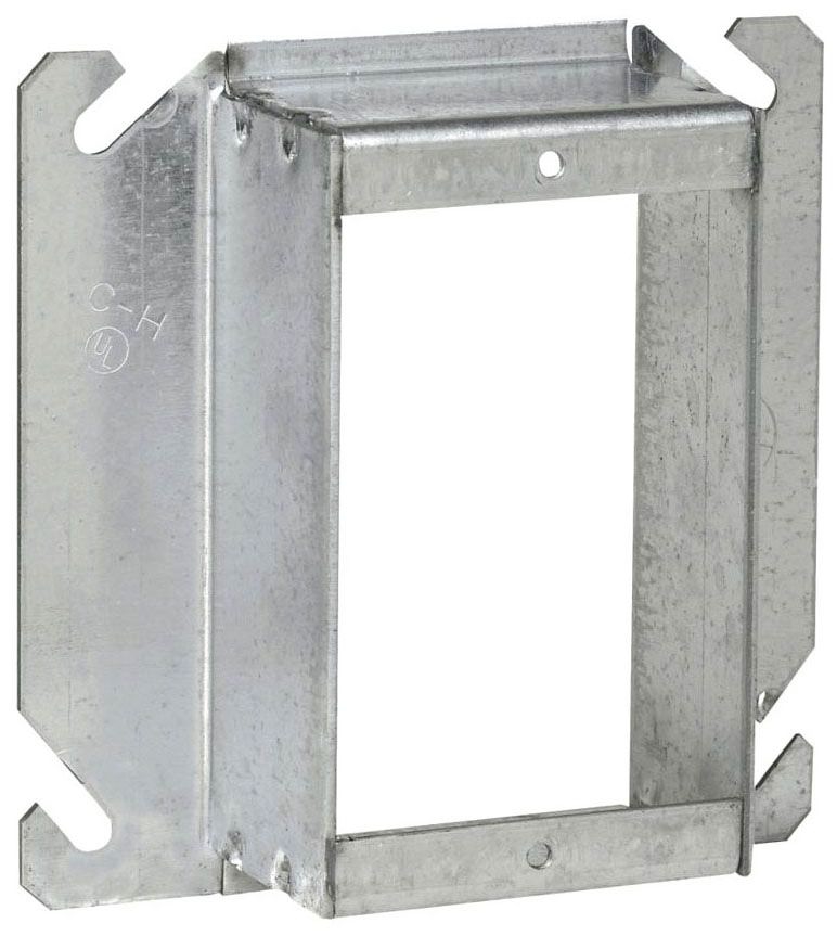 Crouse-Hinds TP528 4"" Square 1-Gang Tile Ring | Gordon Electric Supply ...