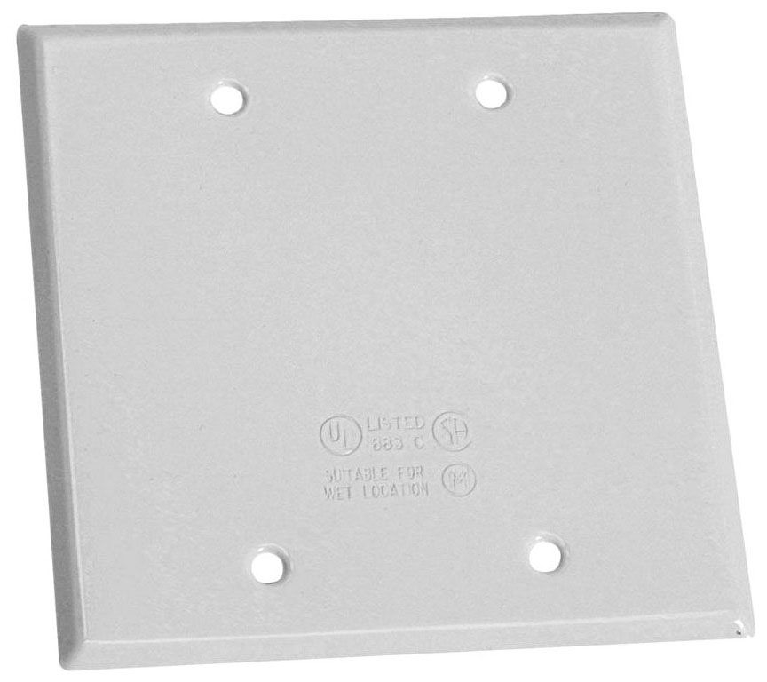 Crouse-Hinds TP7296 2-Gang Weatherproof Blank Cover | Gordon Electric ...