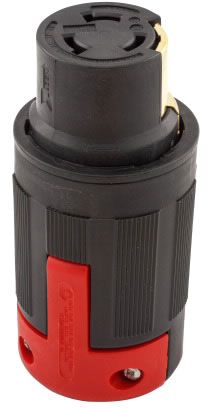 Cooper 3764EX Connector 50A 600Vac/250Vdc 3P4W H/L Nylon Black | Gordon ...