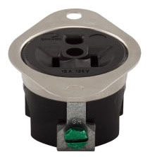 Cooper 5246 Flanged Outlet 15A125V 2P3W Metal Shell Straight | Gordon ...
