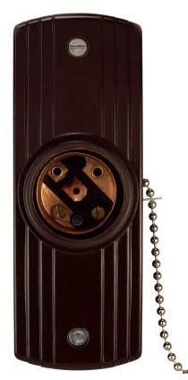 Cooper 545B-BOX Surface Mount Pull Chain Light Almond Mp Holder ...