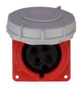 Cooper AH430R7W Receptacle Pin & Sleeve 30A 480V 3Ph 3P4W Watertight ...