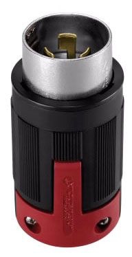 Cooper CS8165EX Plug 50A 480V 3Ph 3P4W H/L Nylon Black | Gordon ...