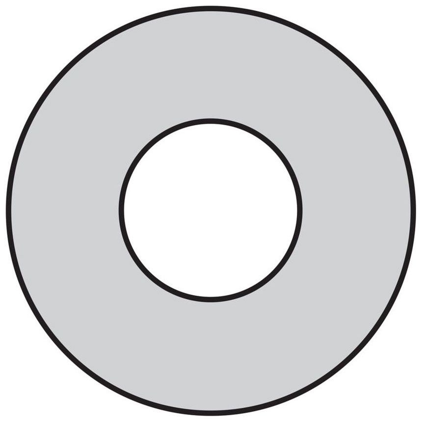 B-Line 3/8-FW-SB-BOXED Flat Washer, 3/8""-16 Thread, Silicon Bronze ...