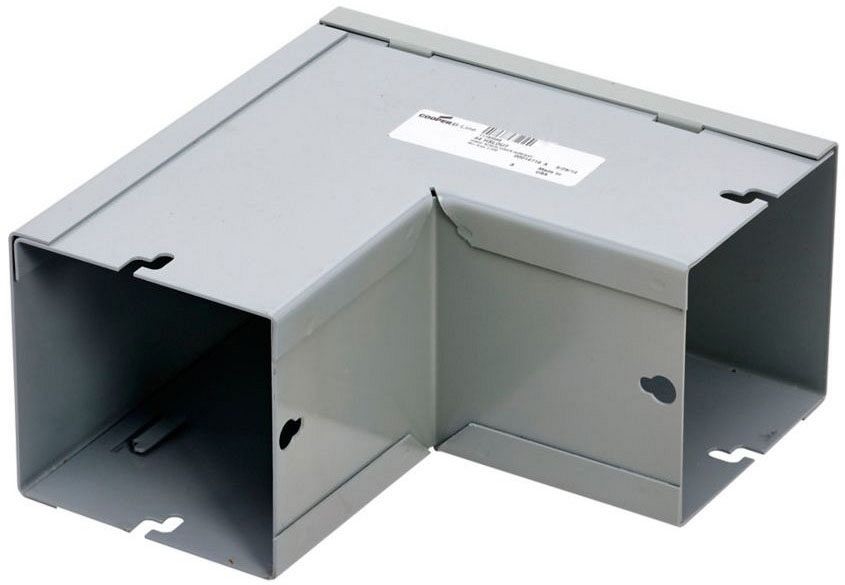 B-Line 66-HSL-OUT Hinge Screw Cover Wireway, Elbow 6X6 | Gordon ...