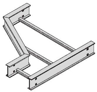 B-Line 6A-18-LR09 Left 18"" Reducer | Gordon Electric Supply, Inc.