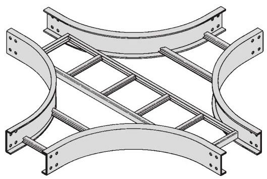 B-Line 6A-36-HX24 Horizontal X 36"" Cross | Gordon Electric Supply, Inc.