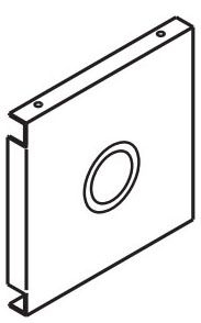 B-Line 88E-NK Screw Cover Wireway End W/O Ko 8X8 | Gordon Electric ...