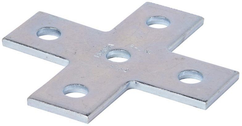 B-Line B132SS4 5-Hole Cross Plate, Stainless Steel 304 | Gordon ...