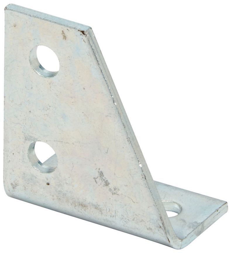 B-Line B134RZN 4-Hole Corner Gusset, Right Hand, Zinc Plated | Gordon ...