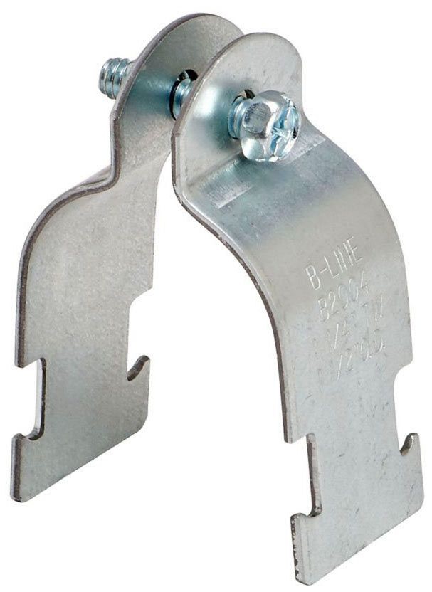 B-Line B2013HDG 2"" Pipe/Conduit Clamp, Rigid, 2"", Hd Galvanized ...