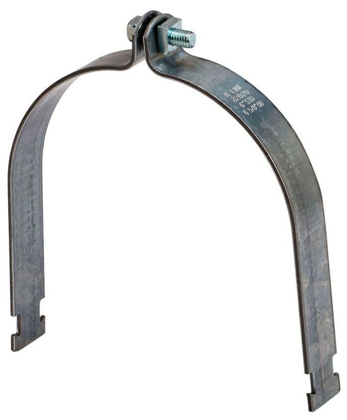 B-Line B2021ZN 7"" Pipe/Conduit Clamp, Rigid, 7"", Zinc Plated | Gordon ...