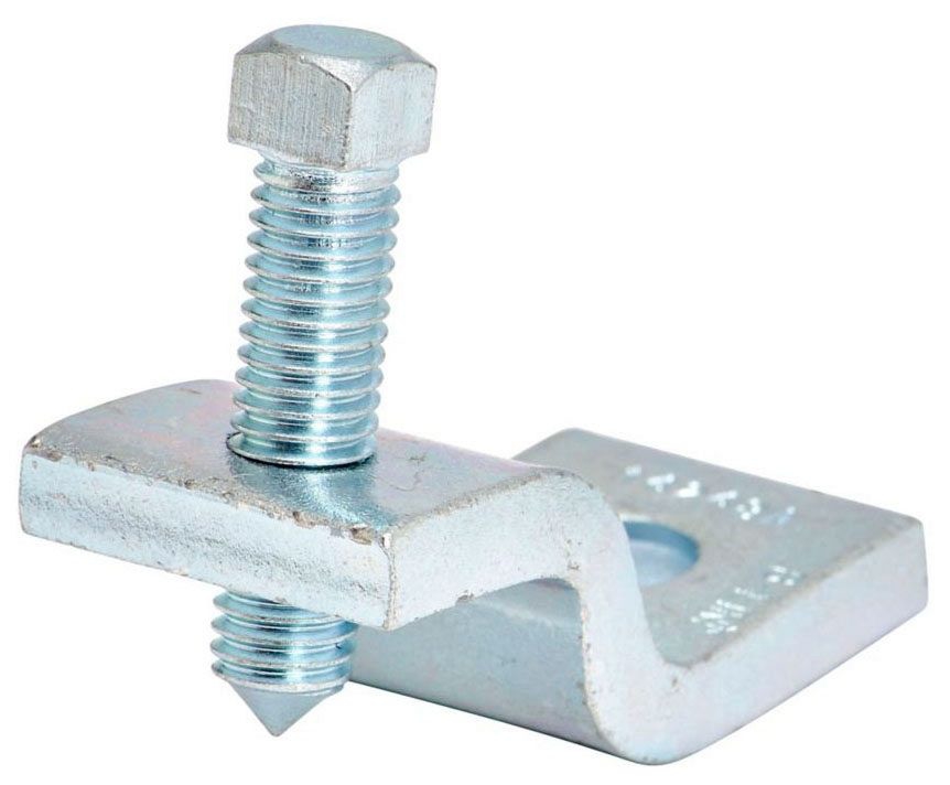 B-Line B211ZN Zee Beam Clamp, 1"" Max Flange, Zinc Plated | Gordon ...