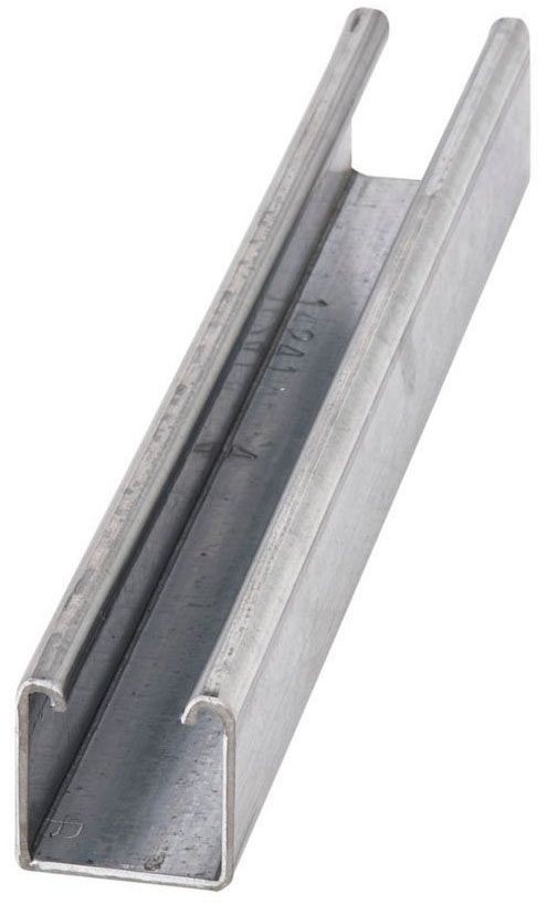 B-Line B22-120GLV Channel, 1-5/8"" X 1-5/8"", 12 Ga, 120"", Galvanized ...