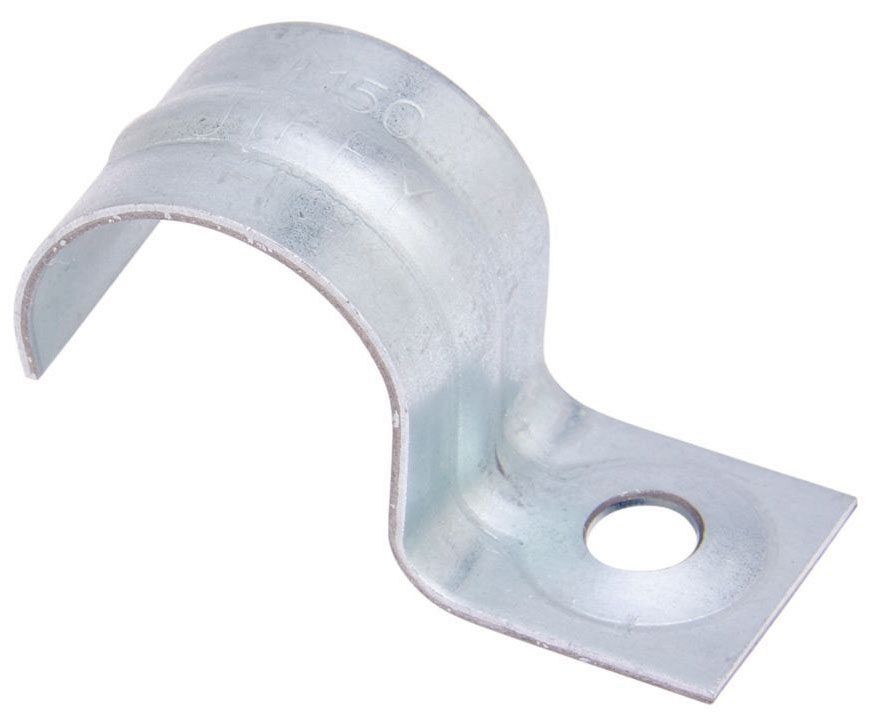B-Line B2302-2ZN 2""-One Hole Rigid Conduit/Pipe Strap, 2"", Zinc ...