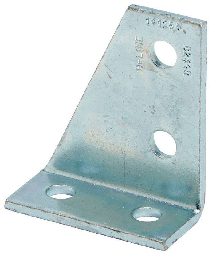 B-Line B234LHDG 4-Hole Corner Gusset, Left Hand, Hd Galvanized | Gordon ...