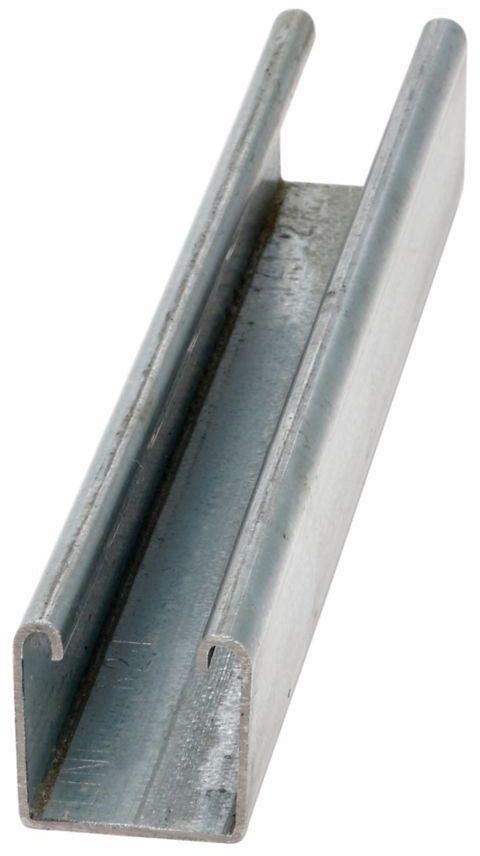 B-Line B24-120AL Channel, 1-5/8"" X 1-5/8"", 14 Ga, 120"", Alum ...