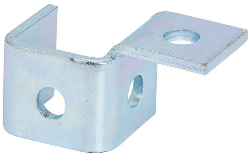 B-Line B270RZN 4-Hole Single Corner Connection, Right Hand, Zinc Plated ...