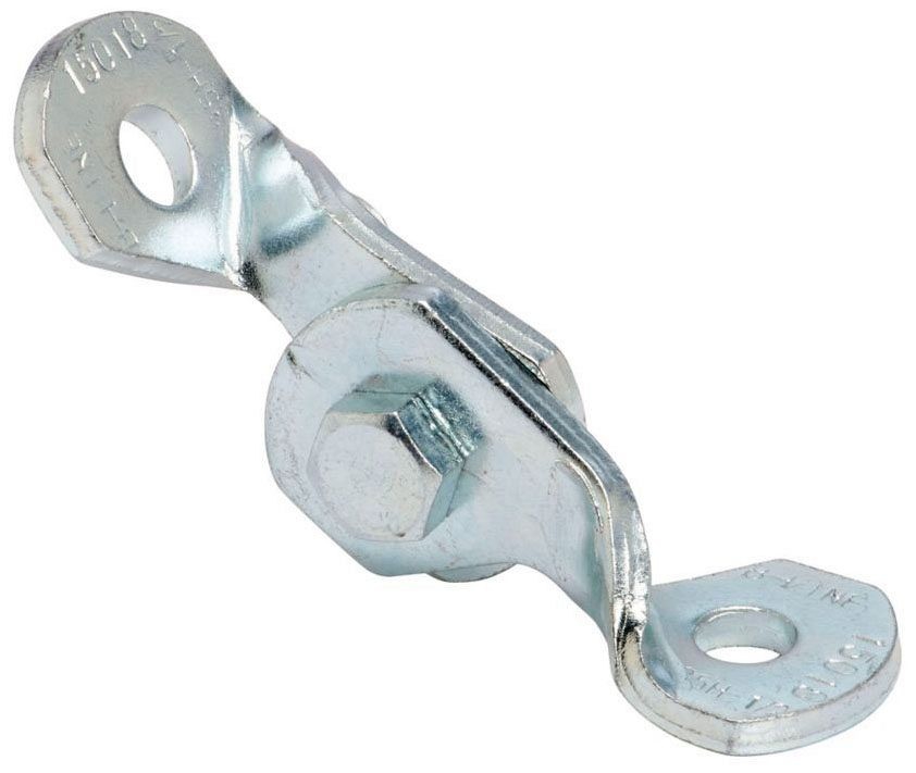 B-Line B335-2-3/8ZN 3-Hole Adjustable Hinge, 7/16" Hole, Zinc Plated ...
