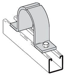 BLINE B437-6HDG TWO PIECE PIPE STRAP 6-IN. HOT DIP GALVANIZED | Gordon ...
