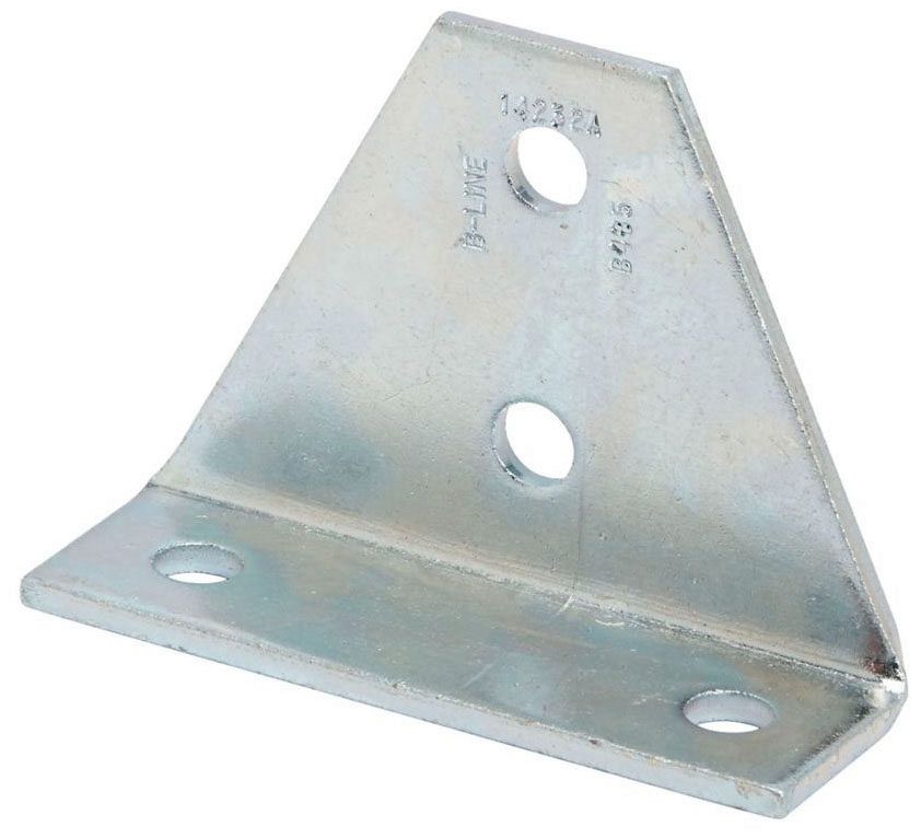 B-Line B485HDG 4-Hole Gussetted Shelf Angle, Hd Galvanized | Gordon ...