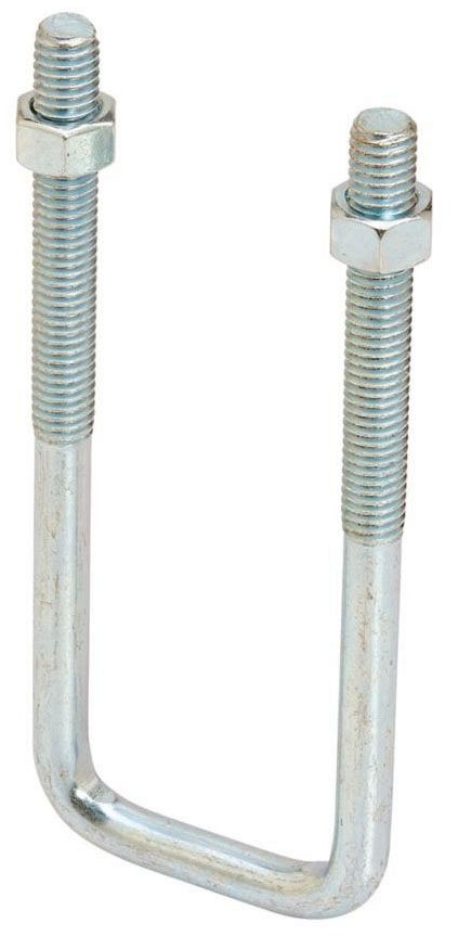 BLINE B500-5SS4 SQUARE U-BOLT 5-IN. DEEP 3/8-IN.-16 THREAD STAINLESS ...