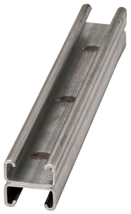 B-Line B52A-120GLV Channel, 13/16"" X 1-5/8"", Back To Back, 12 Ga, 120 ...