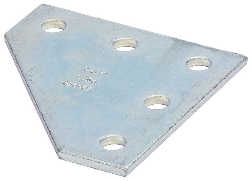B-Line B556HDG 5-Hole Corner Gusset Plate, Hd Galvanized | Gordon ...