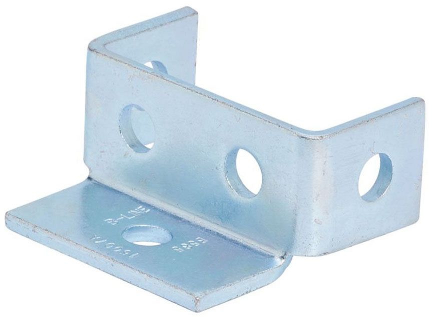 B-Line B585ZN Post Base 1-5/8"" X 1-5/8"" Back To Back Channel, Zinc ...