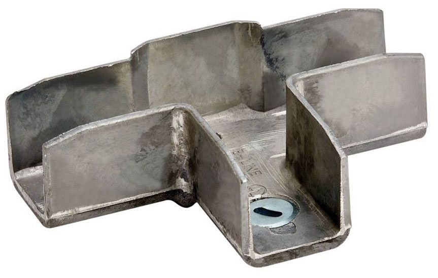 B-Line B768-22 Tee Strut Joiner, 1-5/8"" X 1-5/8"" Channel, Zinc Plated ...