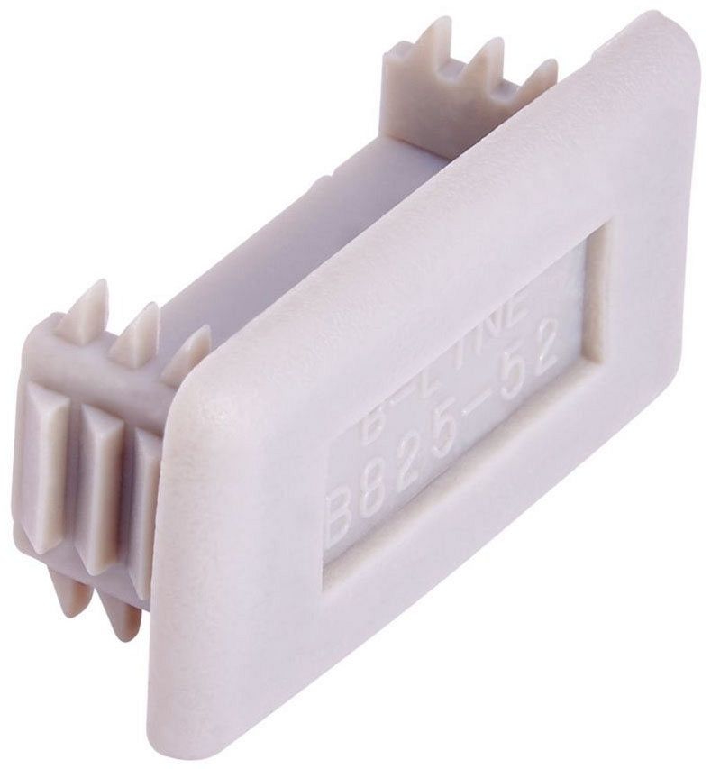 B-Line B825-52GRN Plastic End Cap 13/16"" X 1-5/8"" Channel, Green ...