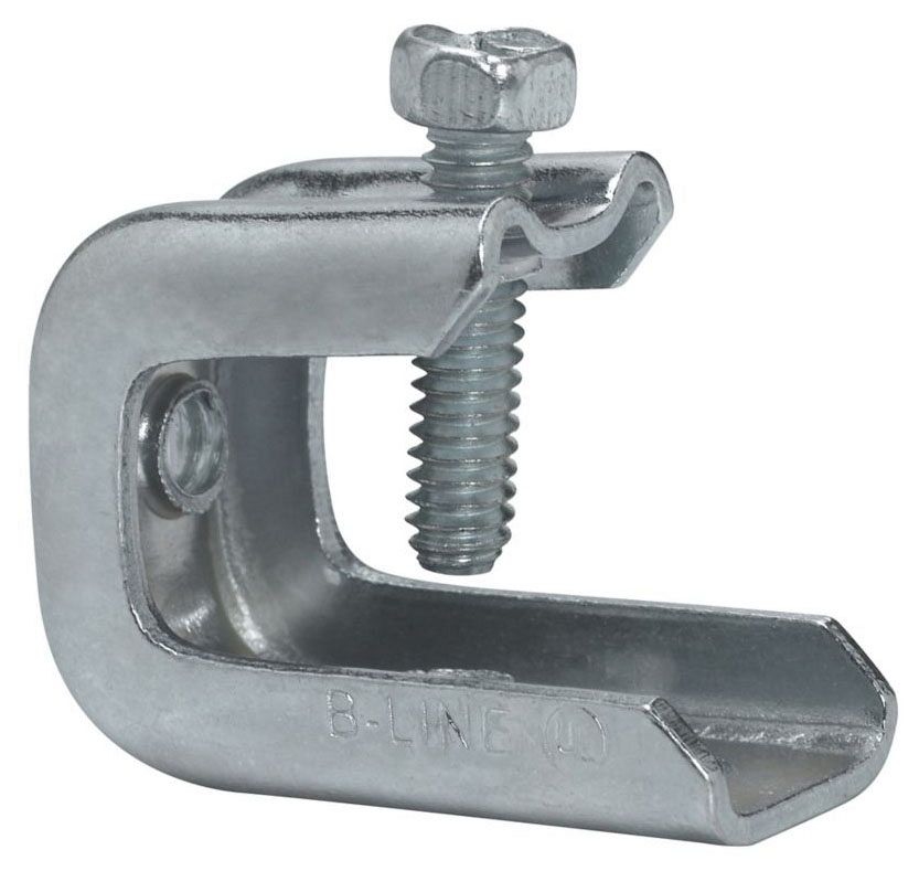 B-Line BC442 Beam Fastener, 1/4""-20 Threaded Rod Or Bridle Rings ...