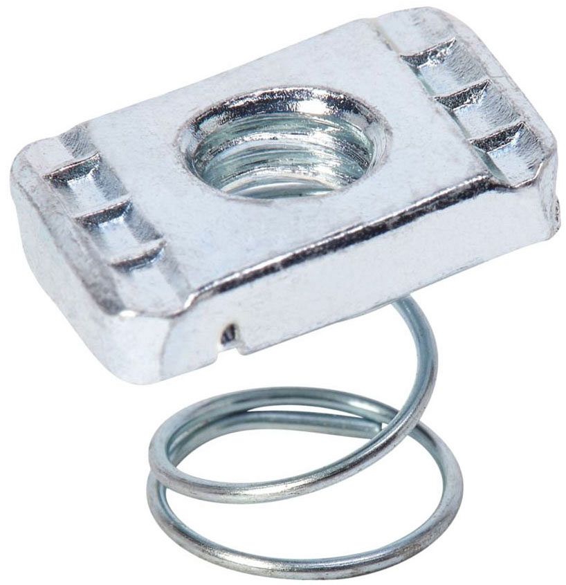 B-Line BMM-6SYZN Spring Nut, Metric, M6 X 1, .150"" Nut, Yellow Zinc | Gordon Electric Supply, Inc.