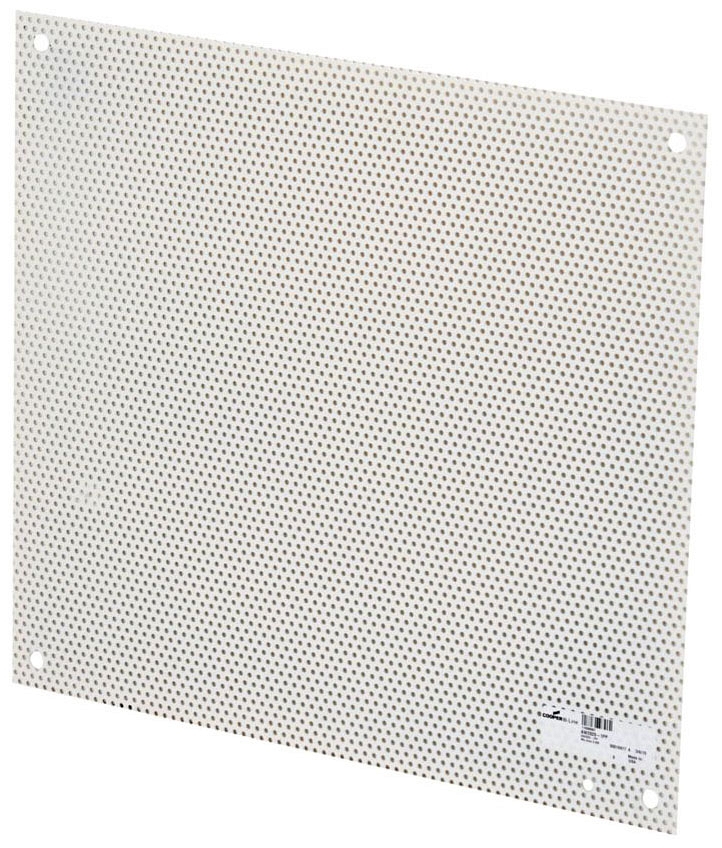 B-Line N1212PP Small Enclosure Perforated Panel, White Steel Enclosure ...
