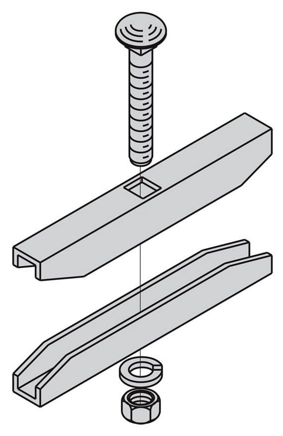 B-Line SB166A2BZ-EXT-CLAMP Cable Raceway Butt-Splice Clamp | Gordon ...