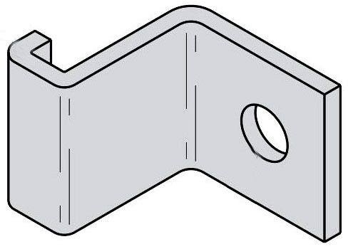 B-Line SB2114AFB Raceway Hold-Down Clamp Kit, Black Zinc | Gordon ...