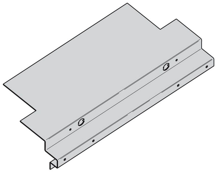 B-Line SB59202TG Guard Rail, 23"" W, Telco Gray | Gordon Electric ...