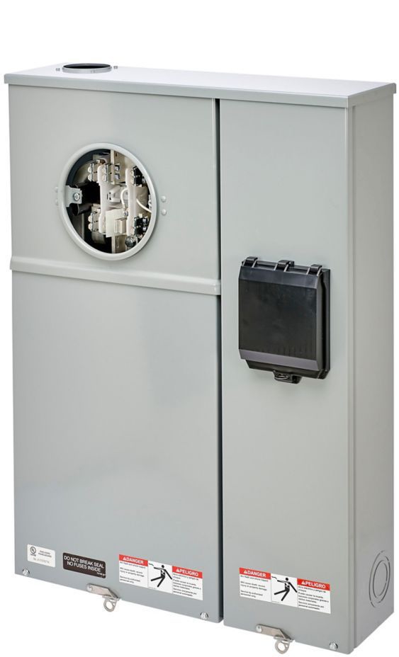 B-Line U227MTB Meter/Breaker 240V W/Test Block Underground 200A 7 Pt ...