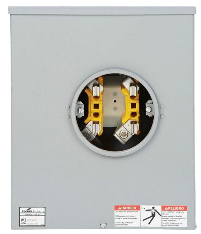 B-Line UG204 Meter Enclosure, 200A 4-Pt Underground 250 Mcm | Gordon ...