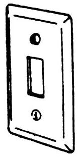 Appleton 2594 Raised Handybox Switch Cover | Gordon Electric Supply, Inc.